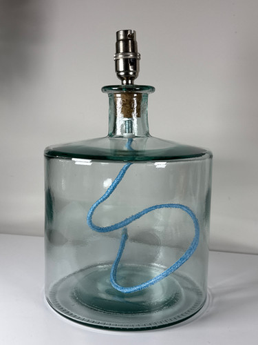 Bo Clear Recycled Glass Lamp Base | Thirty Three Interio