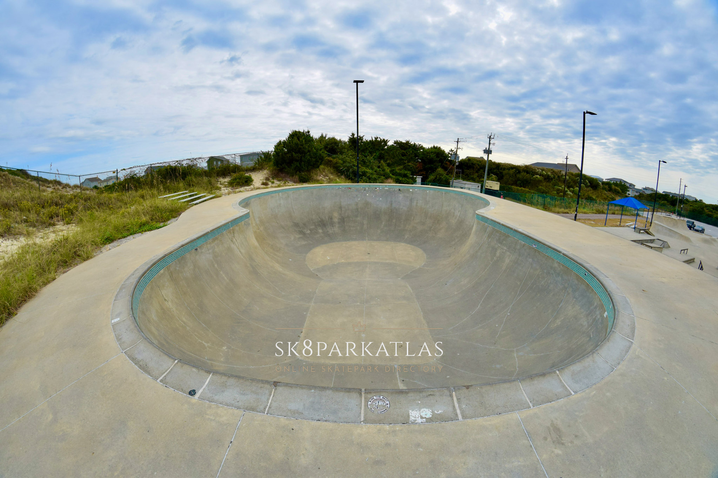 This is the Atlantic Beach North Carolina skatepark.