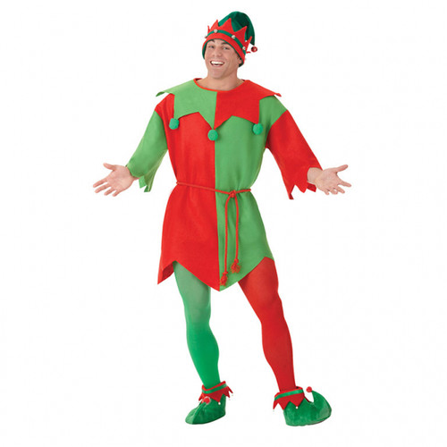 Jolly Elf Adult Costume | Dean's Party Mania