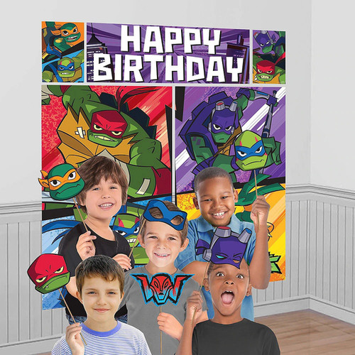 Rise of TMNT Photo Booth Kit | Dean's Party Mania