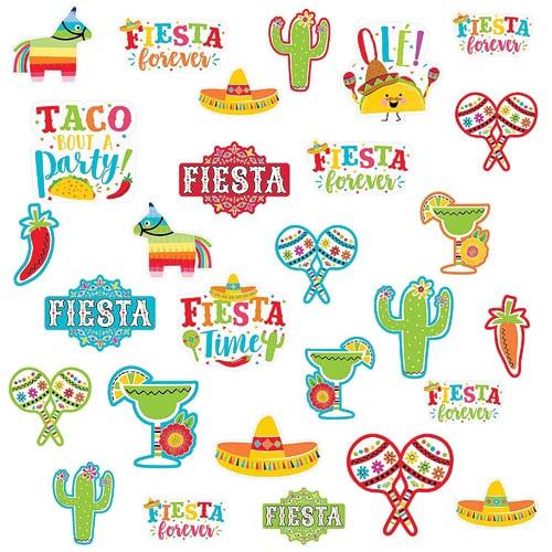 Fiesta Cutouts | Dean's Party Mania
