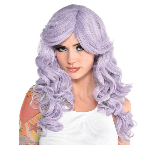 Dusty Lavender Wig | Dean's Party Mania