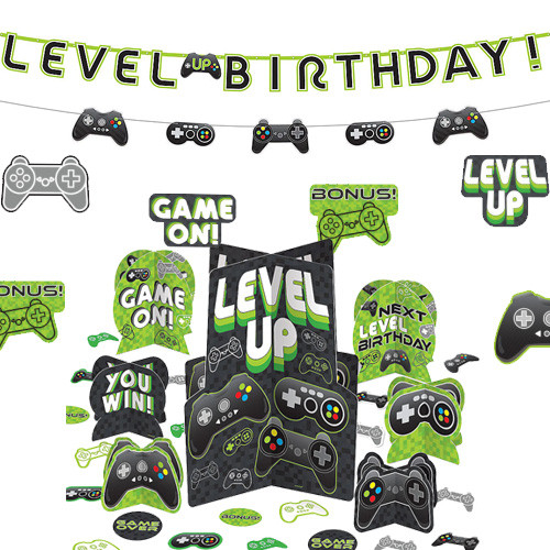 Level Up Decorations Kit | Dean's Party Mania