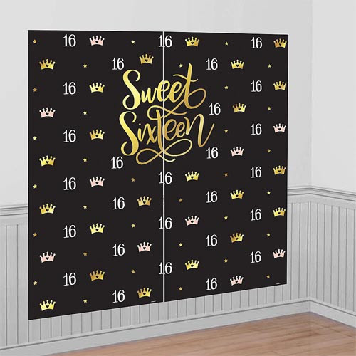 Sweet 16 Photo Backdrop | Dean's Party Mania