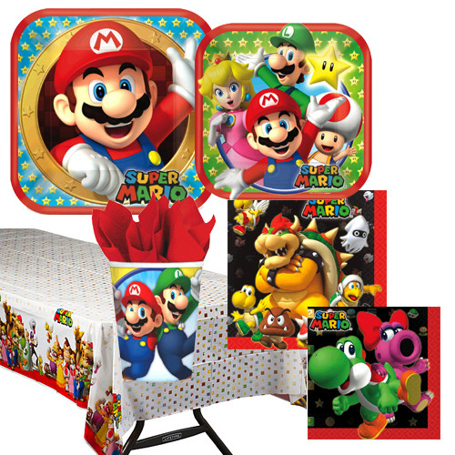 Super Mario Bros. Tableware Kit | Dean's Party Mania