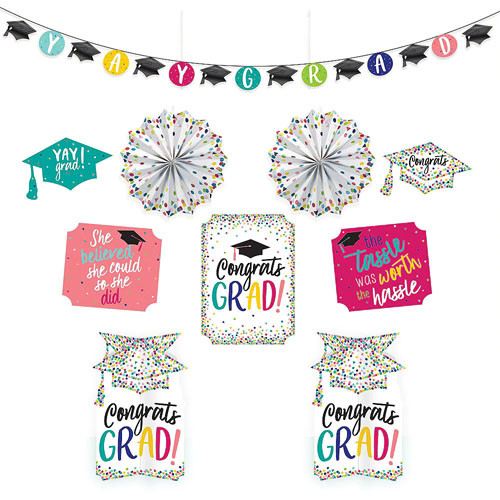 Yay Grad Room Decorating Kit | Dean's Party Mania
