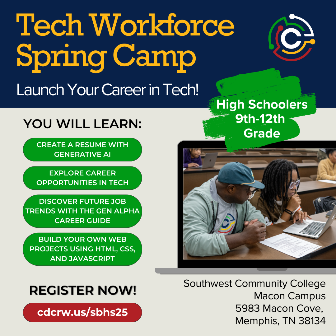 Tech Workforce Spring Camp (9th - 12th) | CodeCrew