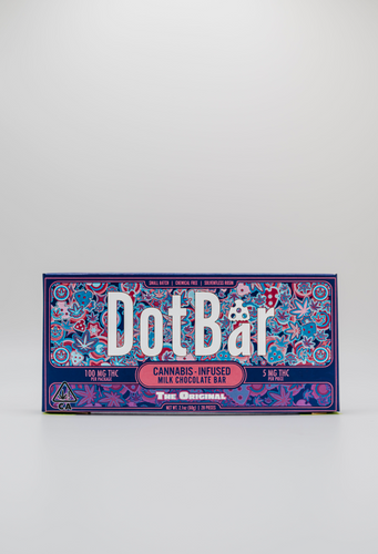 DOT BARS - SOLVENTLESS CHOCOLATE - RASPBERRY MUFFIN - 100MG | GREENMEDS420