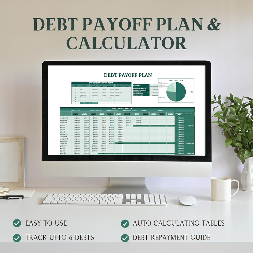 DEBT PAY-OFF PLAN | Bloom with Jenn