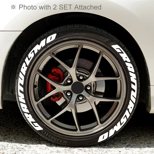 GRIBEN Tire Lettering Sticker GRAN TURISMO (4 Sets) TRP002 | griben