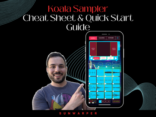 Koala Sampler Cheat Sheet & Beatmaking Quick Start Guide | Sunwarper