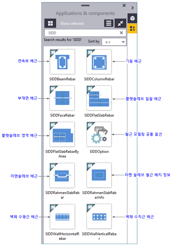 SRD 철근 모델링