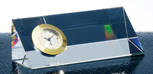 Personal Prism Clock | Cascade Crystal