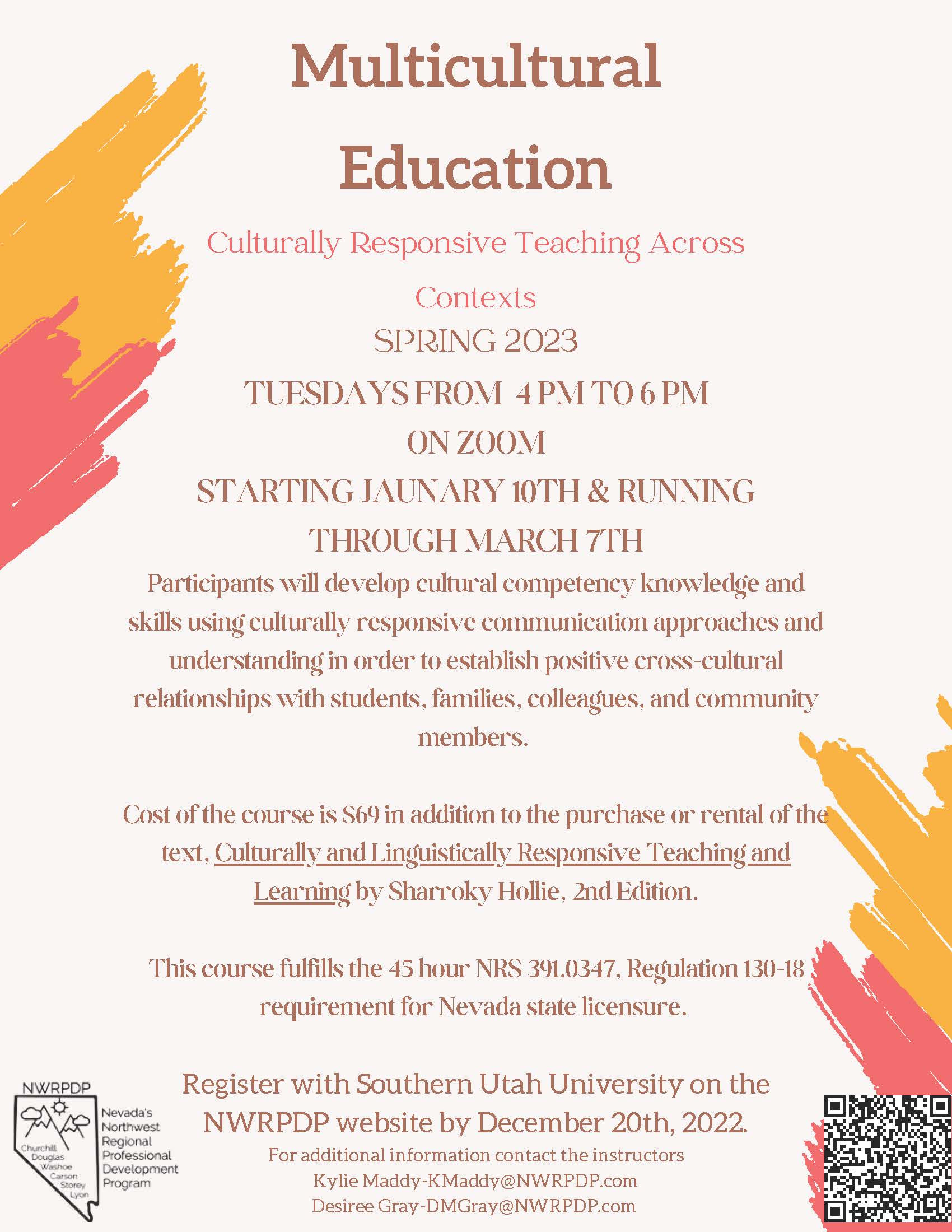 (Tuesdays) Multicultural Education - Culturally Responsive Teaching ...