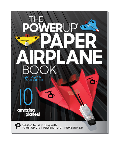 The PowerUp Paper Airplane Book | Foldable Flight
