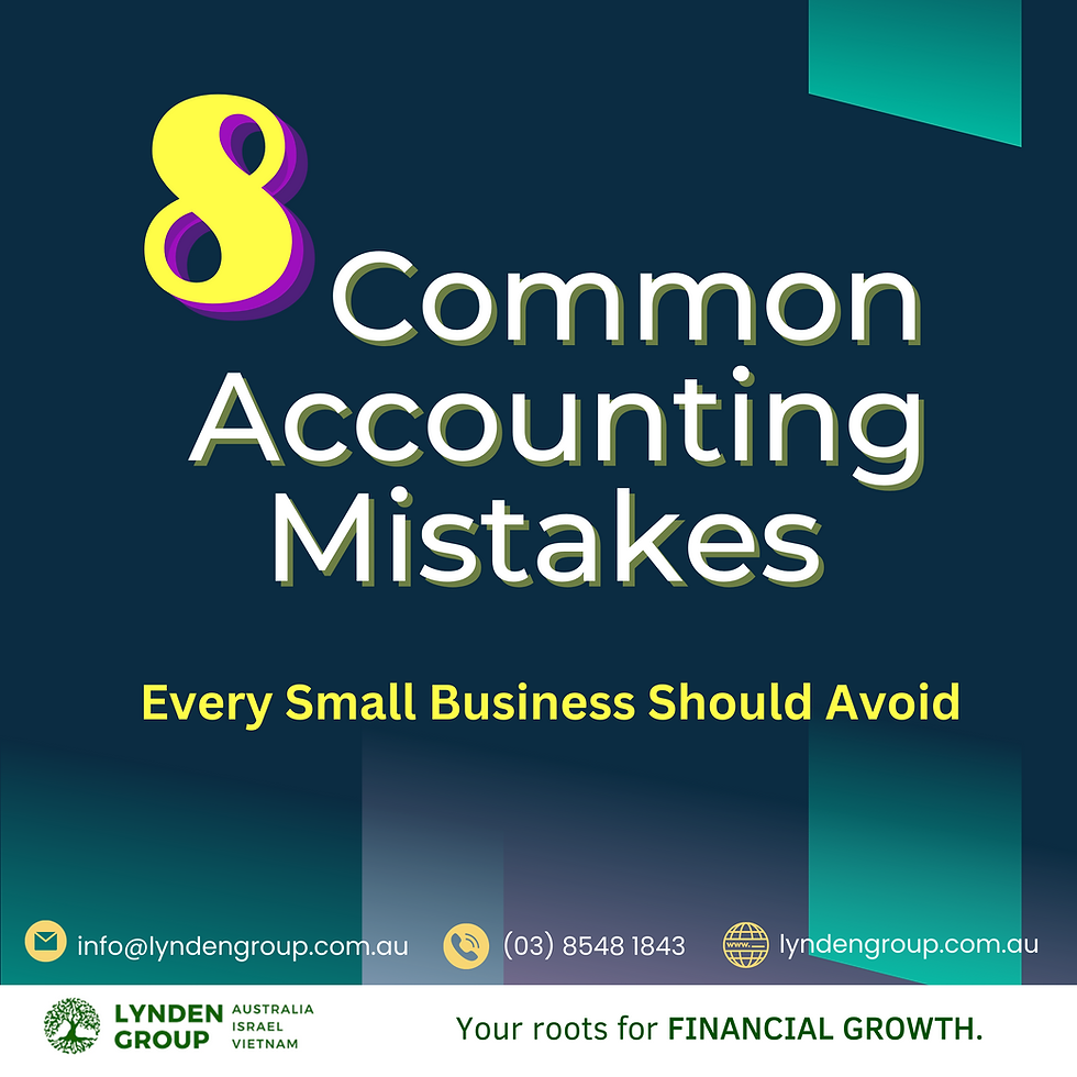 What common accounting mistakes businesses should avoid