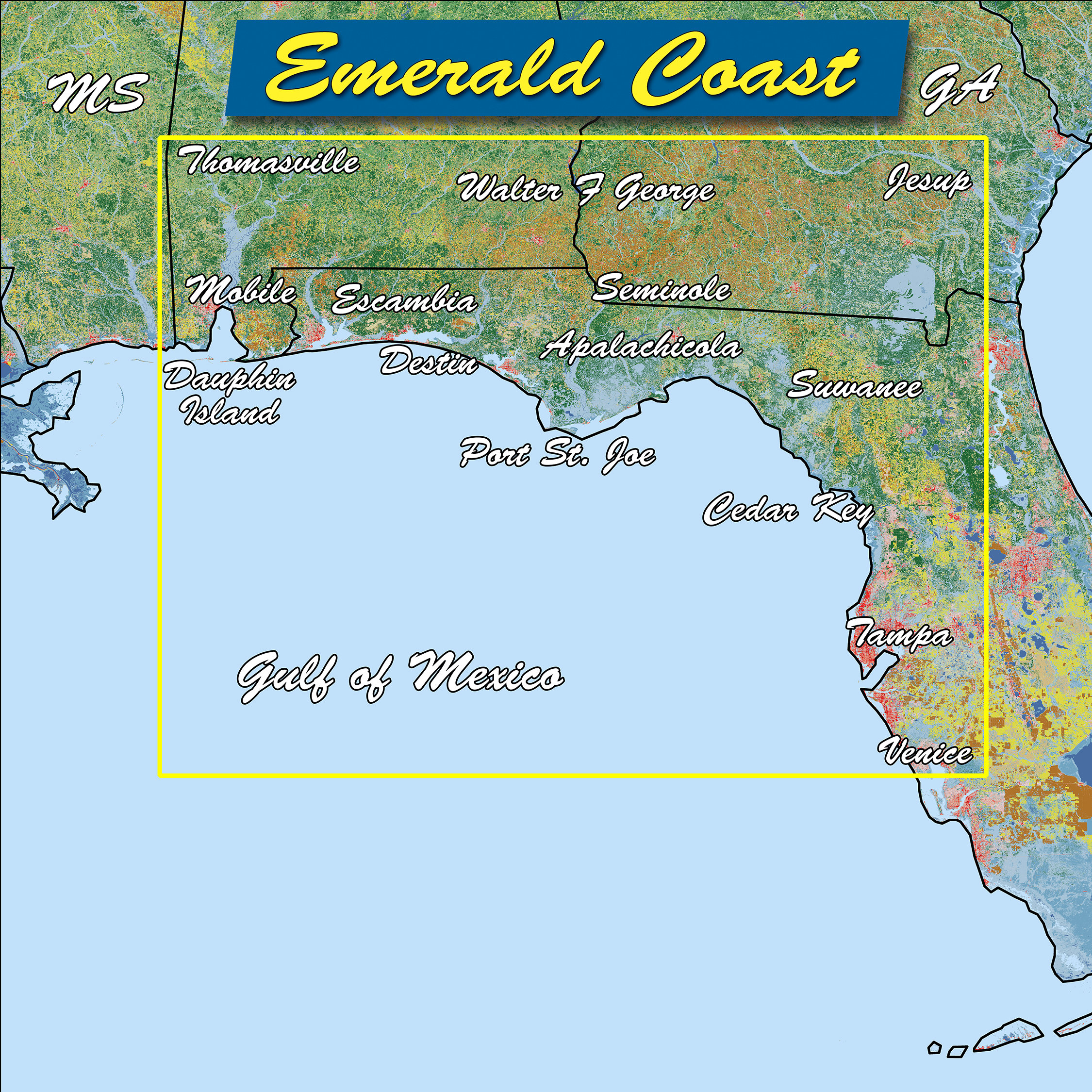 Emerald Isle Attractions Map