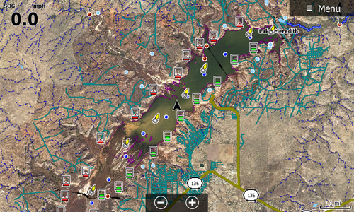 Lake Meredith, TX. | Standard Mapping