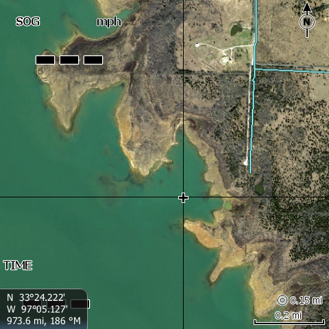Lake Ray Roberts, TX. | Standard Mapping