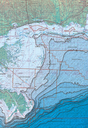 SM026 Breton and Chandeleur Block & Rig Chart | Standard Mapping