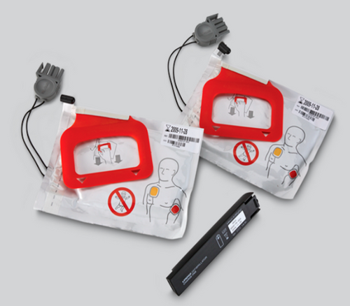Physio Control CHARGE-PAK™ Charging Unit & 2 QUIK-PAK™ Electrodes ...