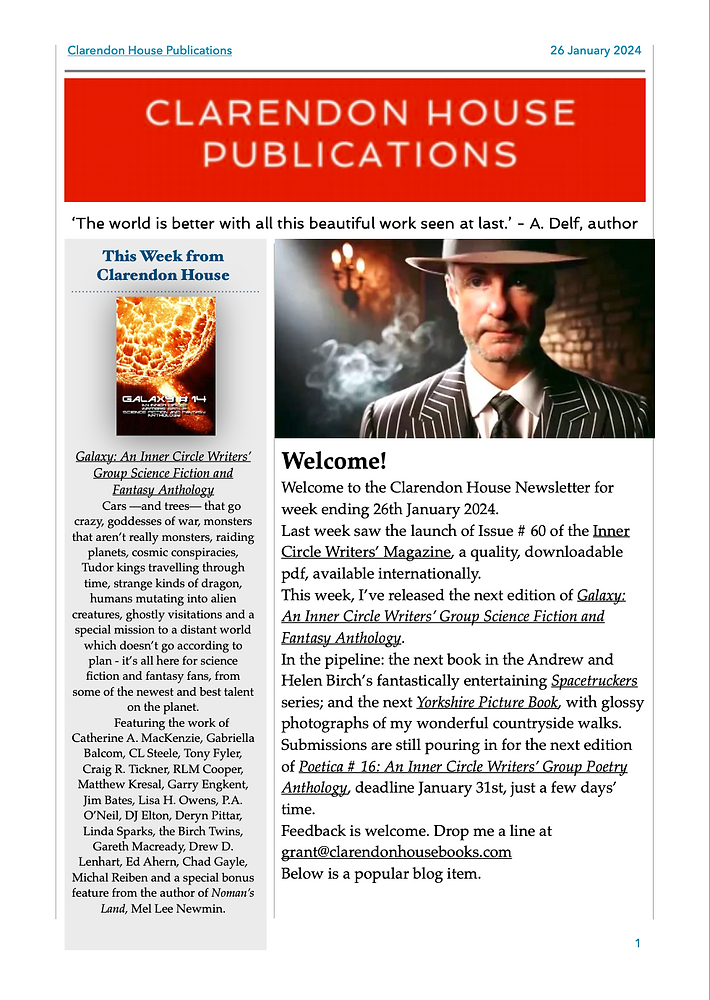 Your weekly newsletter is here!