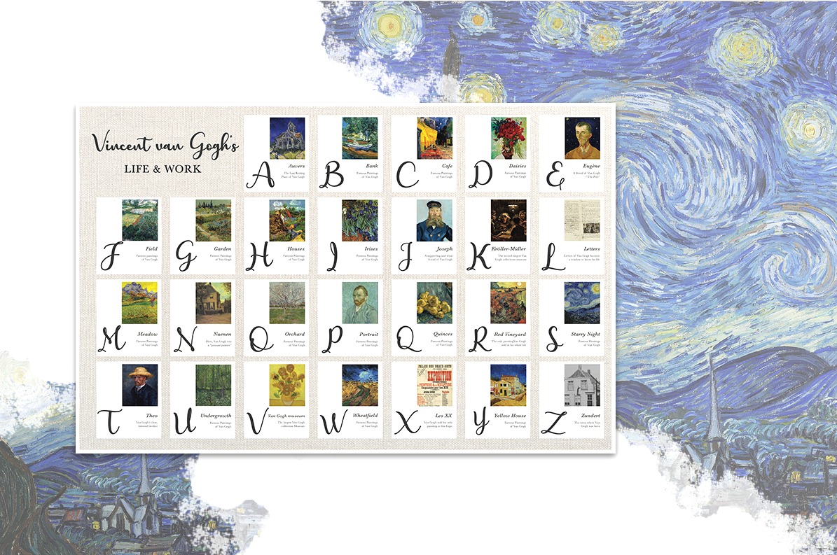 Vincent van gogh font buy - indimake