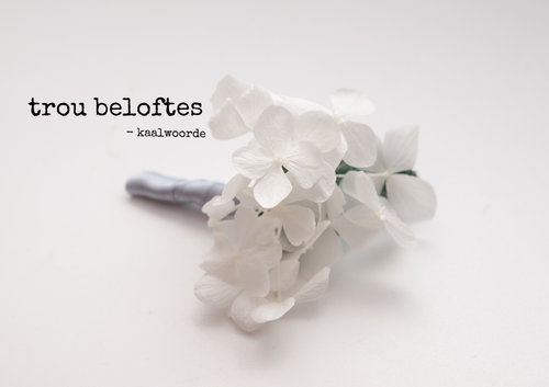 Trou beloftes | kaalwoorde