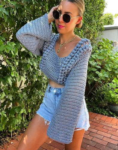 The Braided Bamboo Top CROCHET PATTERN | CozyCreativeCrochets