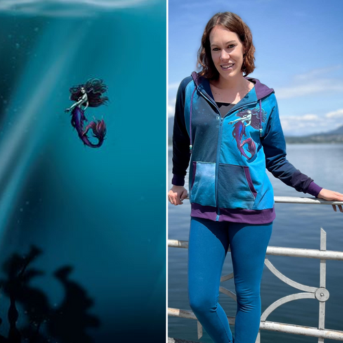 Panel "Sirene" French Terry 200 x 150 cm by Metal Motte | Mountain ...