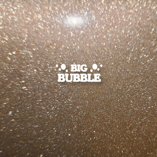 Siser Glitter Permanent Vinyl - Glimmering Gold | Big Bubble
