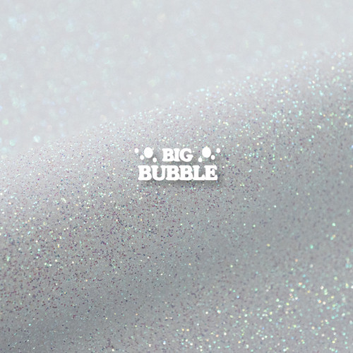 Siser Glitter HTV - Rainbow White | Big Bubble