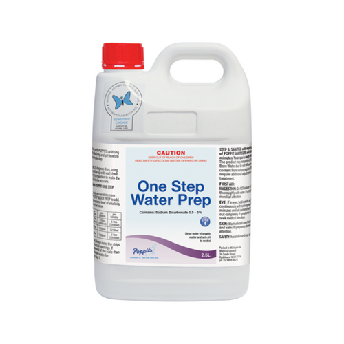 Poppits One Step Water Prep - 2.5L | Big Bubble