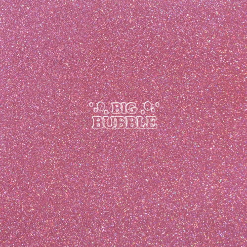 Styletech Transparent Glitter Permanent Vinyl - Pink | Big Bubble