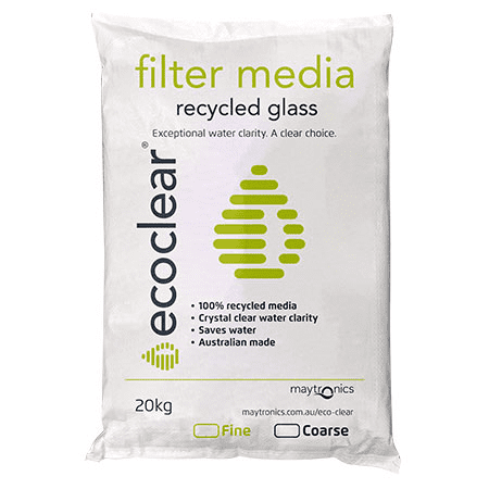 ecoclear Glass Filter Media - Fine (20kg) | Big Bubble