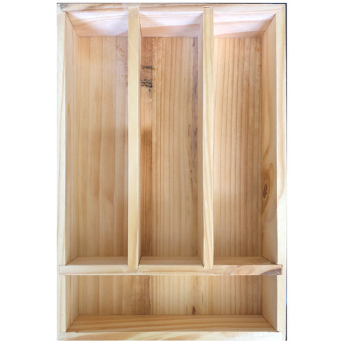 Timber Storage Tray - 4 Compartments | laguiole-australia