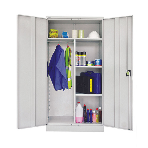 Go 72" Double Door Janitor Storage Cupboard | A50 Office Furniture