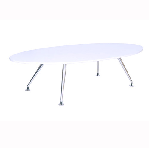 White Range Oval Boardroom Table | A50 Office Furniture