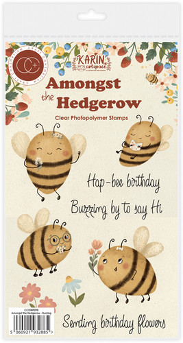 Amongst the Hedgerow - Buzzing - Clear Photopolymer Stamp Set | consumer