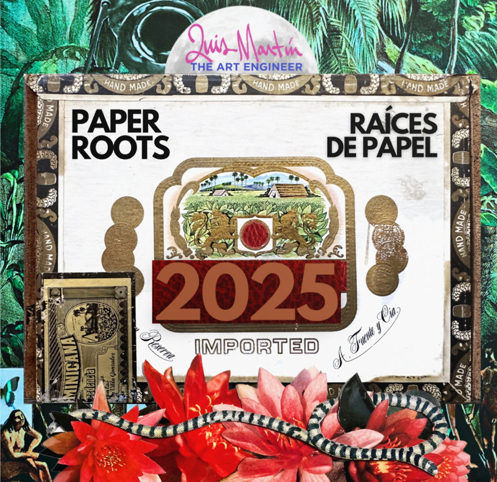 The Paper Roots / Raíces de Paper Calendar 2025 | Collage Dream