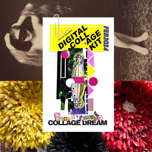Feb24 Digital Collage Dream Kit | Collage Dream