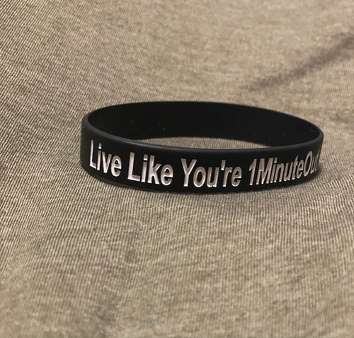 1 Minute Out Silicone Bracelet | 1minuteout
