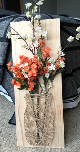 Vase String Art Sample | Lost Arts