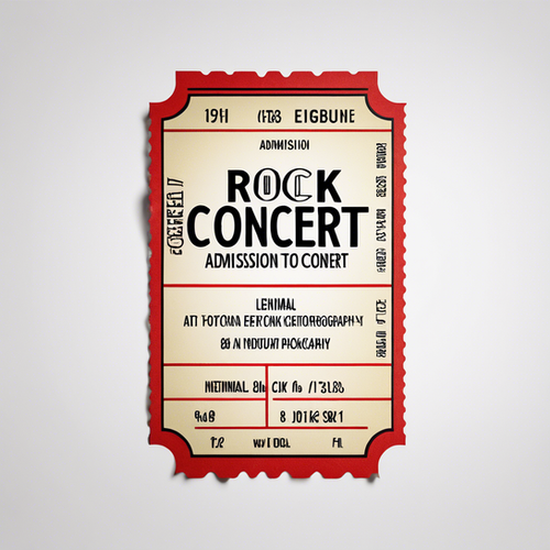 Rock Concert Ticket | Reidsville Showcase