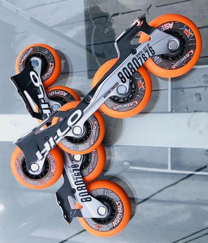 HiLo Inline Chassis w/ wheels/bearings | Skatebladz.com