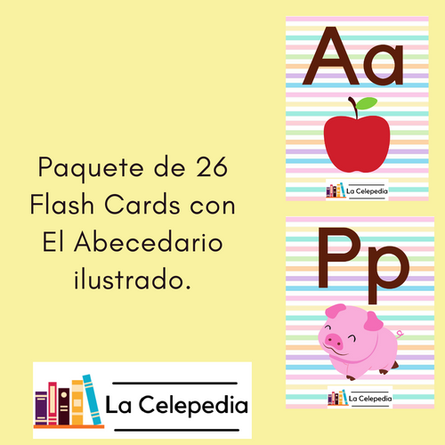 Flashcards del abecedario ilustrado | My Site 1