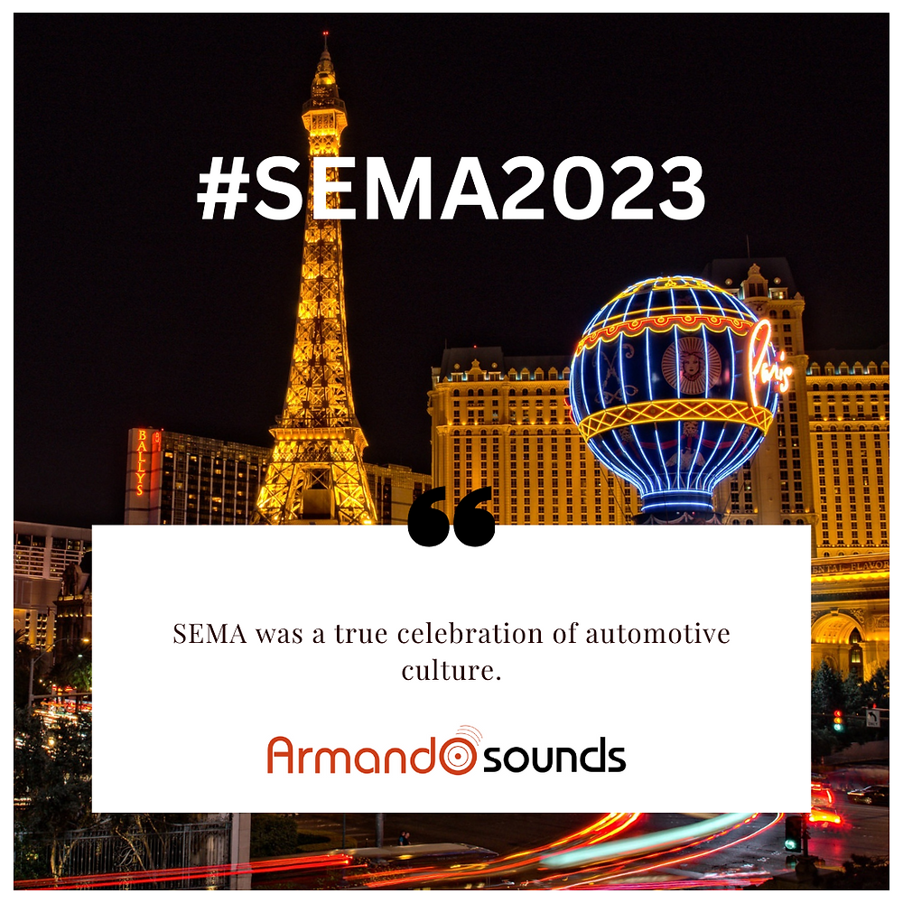 Armando Sounds at SEMA Show 2023 - Automotive Discoveries