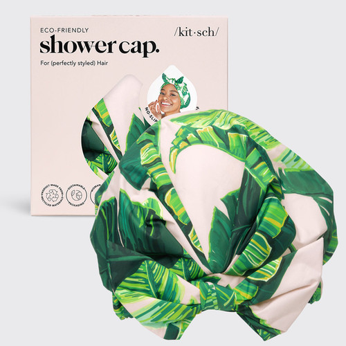 Luxury Shower Cap - Palm Print | Alkali Hair Studio