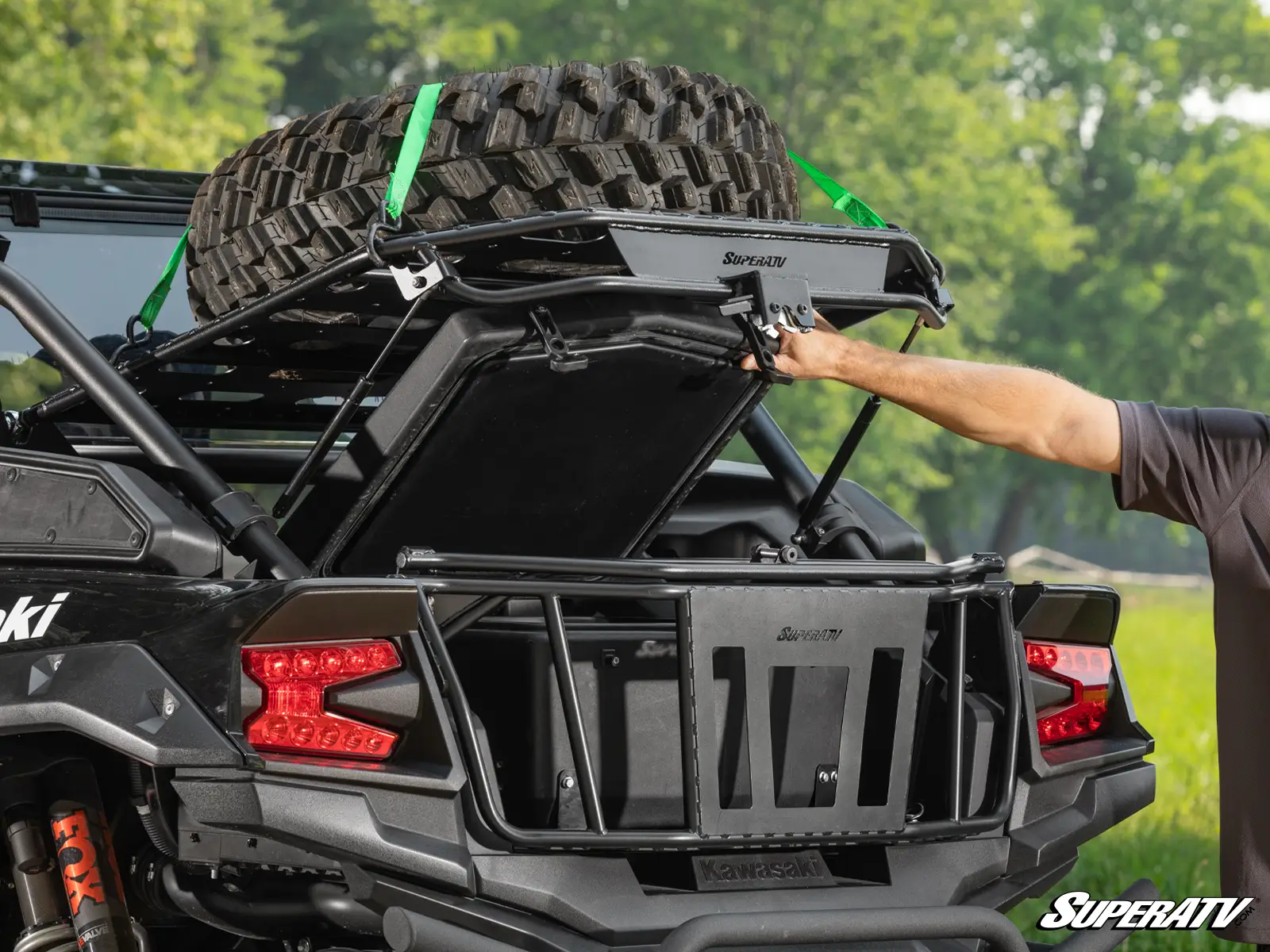 SUPERATV KAWASAKI TERYX KRX 1000 CARGO RACK ALPHA | Right Coast Off-road
