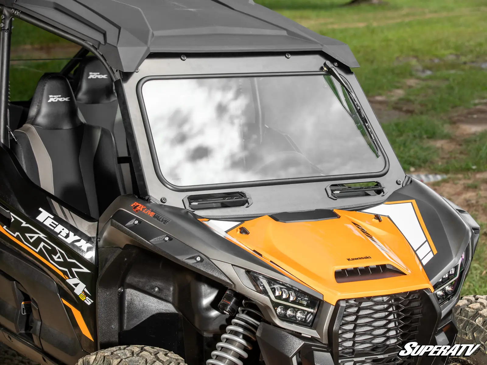 SUPERATV KAWASAKI TERYX KRX 1000 GLASS WINDSHIELD | Right Coast Off-road